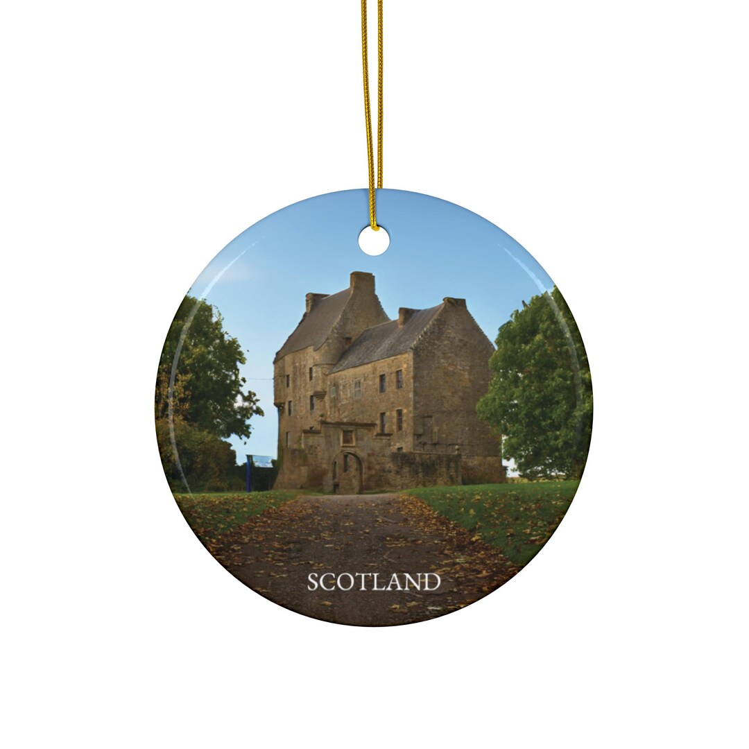 Outlander Midhope Castle Ceramic Ornament, Scotland Ornament, Filming ...