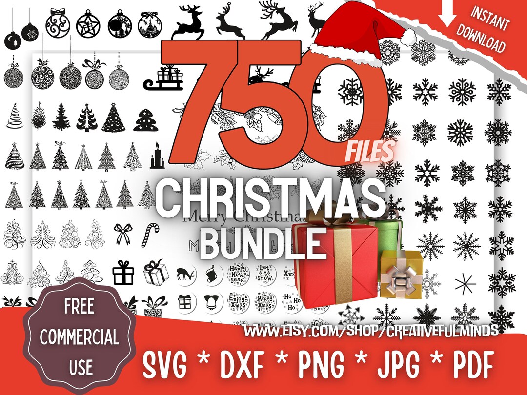 Christmas SVG Bundle | Christmas Designs | for Cricut, CNC, Laser, Etc ...