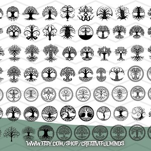 Celtic Trees SVG Bundle | Life Tree SVG | for Cricut, CNC, Laser, Etc ...