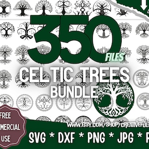 Celtic Trees SVG Bundle | Life Tree SVG | for Cricut, CNC, Laser, Etc ...
