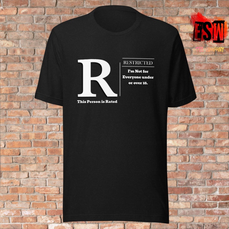 Rated R Adult Shirt - Etsy