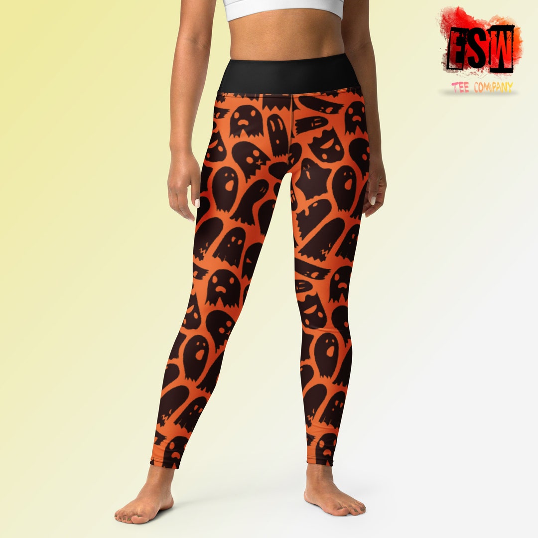 Halloween Ghosts Women's Yoga Leggings Women's - Etsy