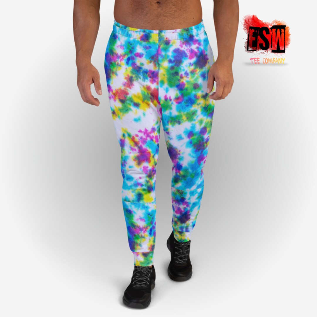 Rainbow Print Men's Joggers Men's Sweatpants - Etsy