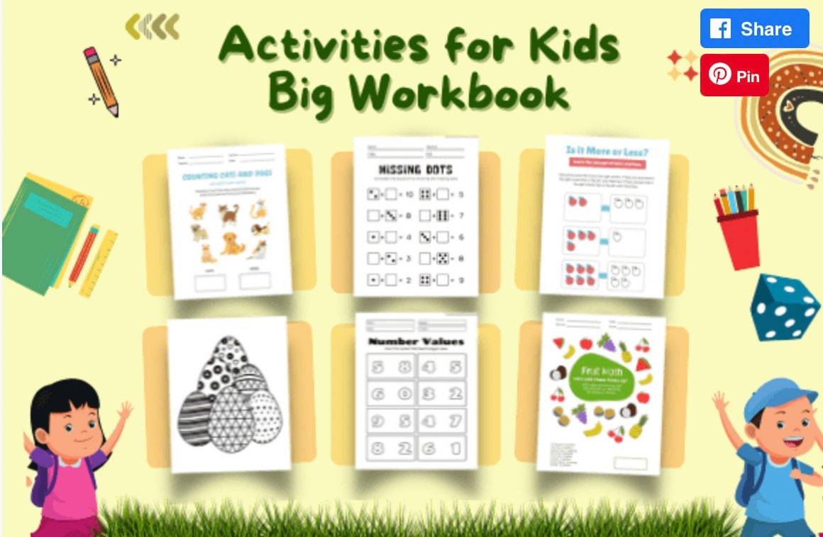 Kids Activities Printable - Etsy