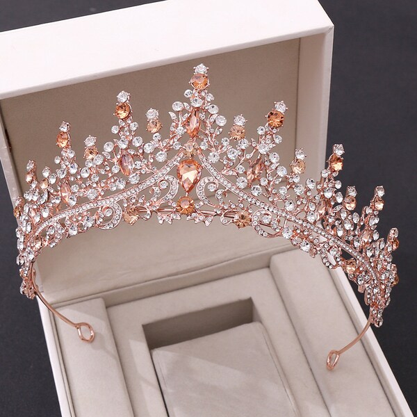 Rose Gold Tiara - Etsy
