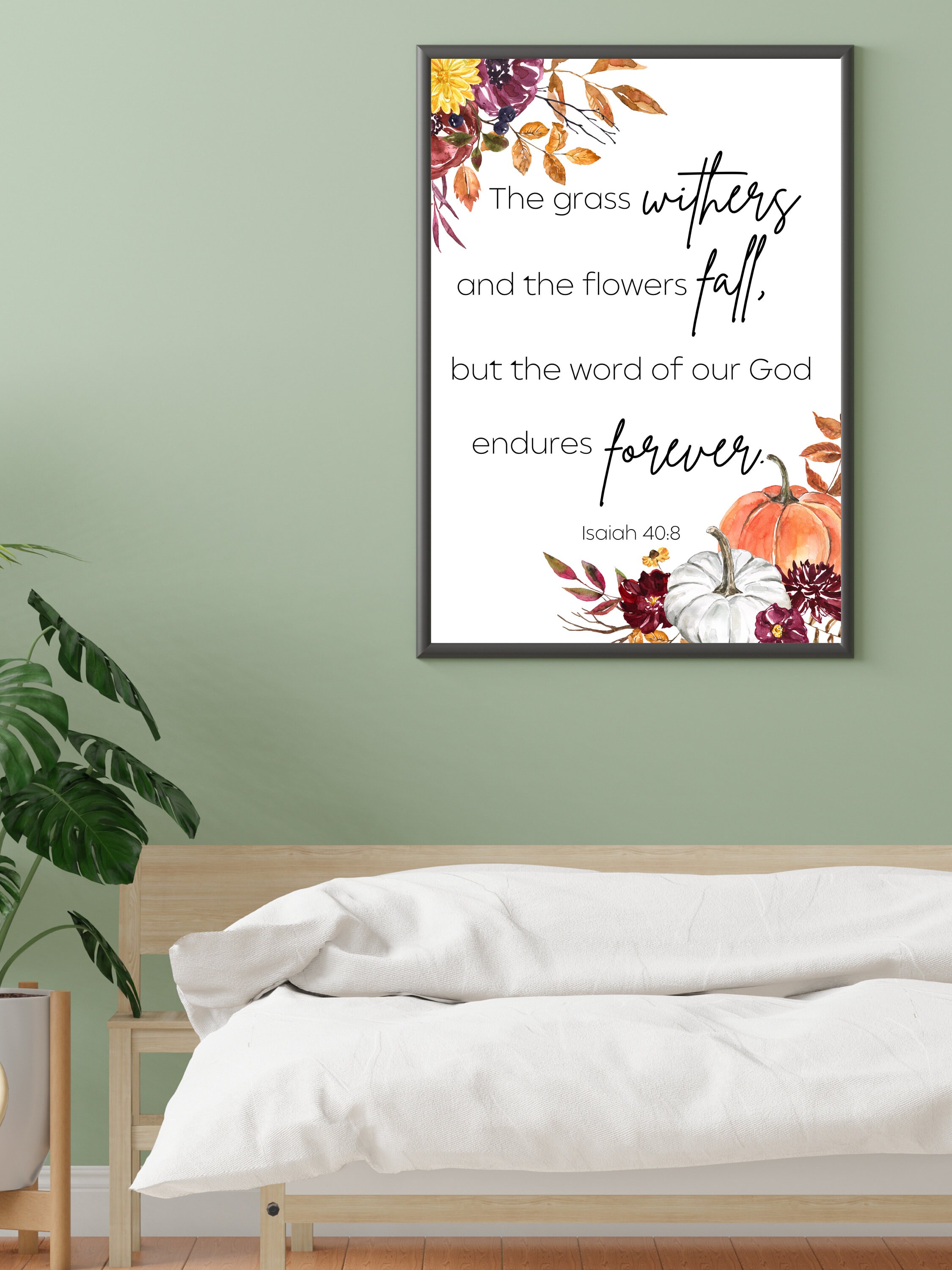 Fall Scripture Print - Etsy