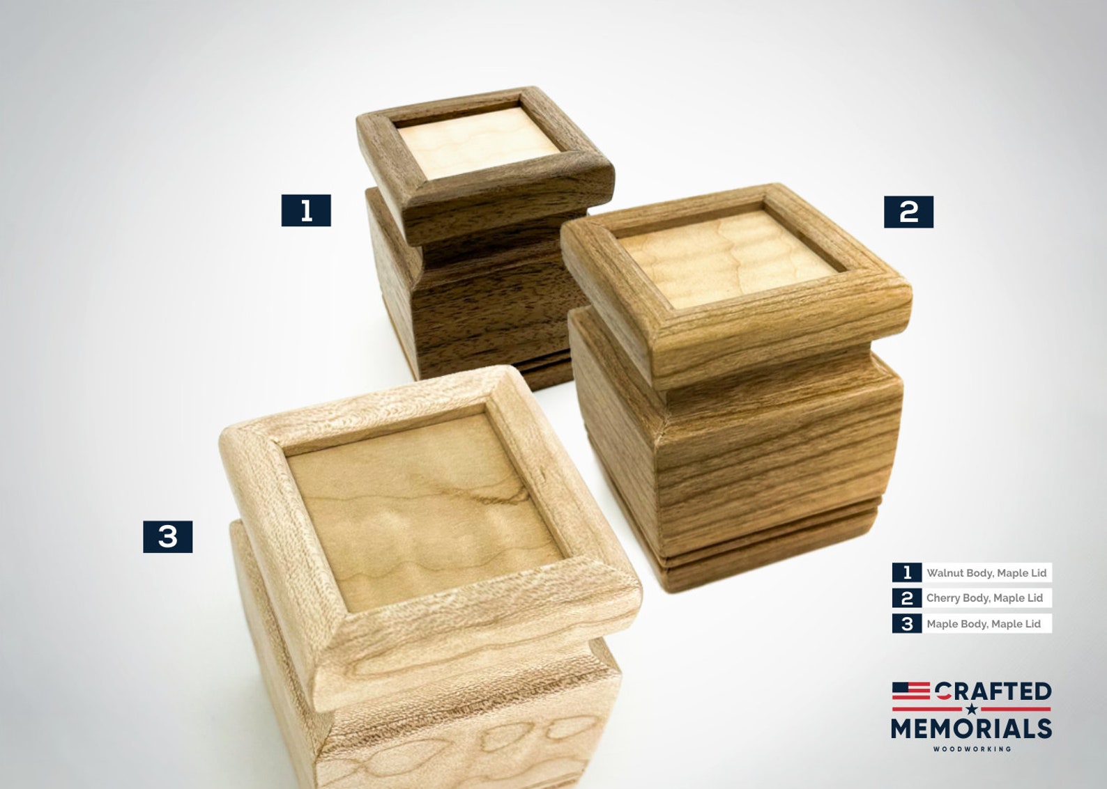 Keepsake Urn | Mini Wooden Urn | Small Urn for Ashes - Handmade in the ...