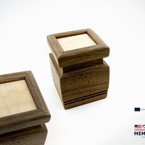 Keepsake Urn | Mini Wooden Urn | Small Urn for Ashes - Handmade in the ...