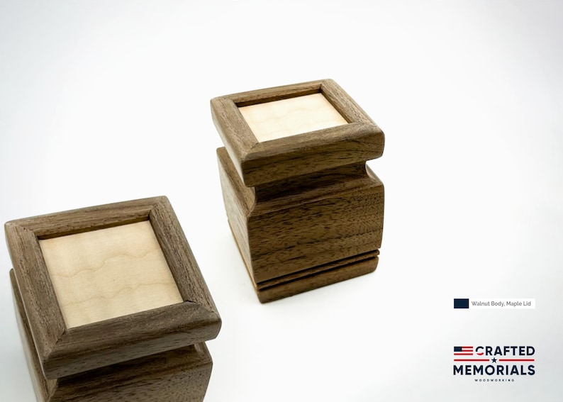 Keepsake Urn | Mini Wooden Urn | Small Urn for Ashes - Handmade in the ...