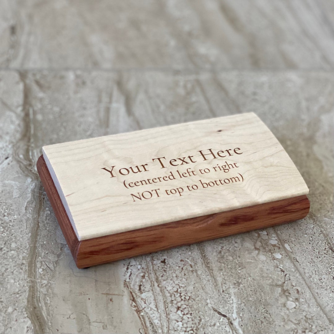 Personalized Handmade Small Wooden Box Engraved With Your Custom ...