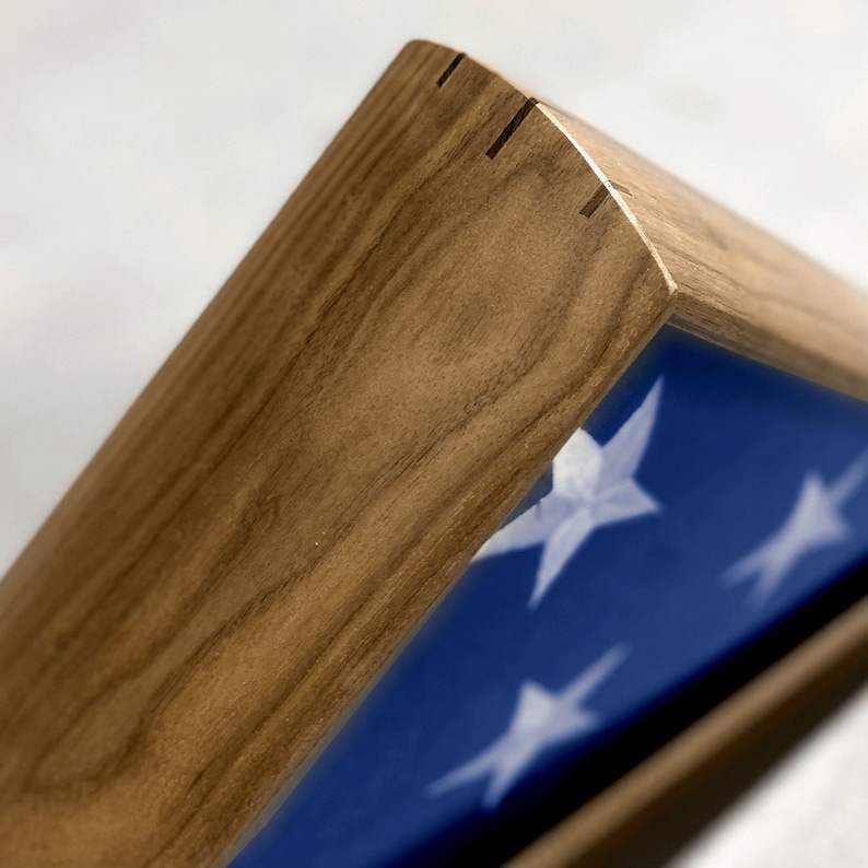 Personalized National Guard Flag Display Case, Veteran Memorial Shadow ...