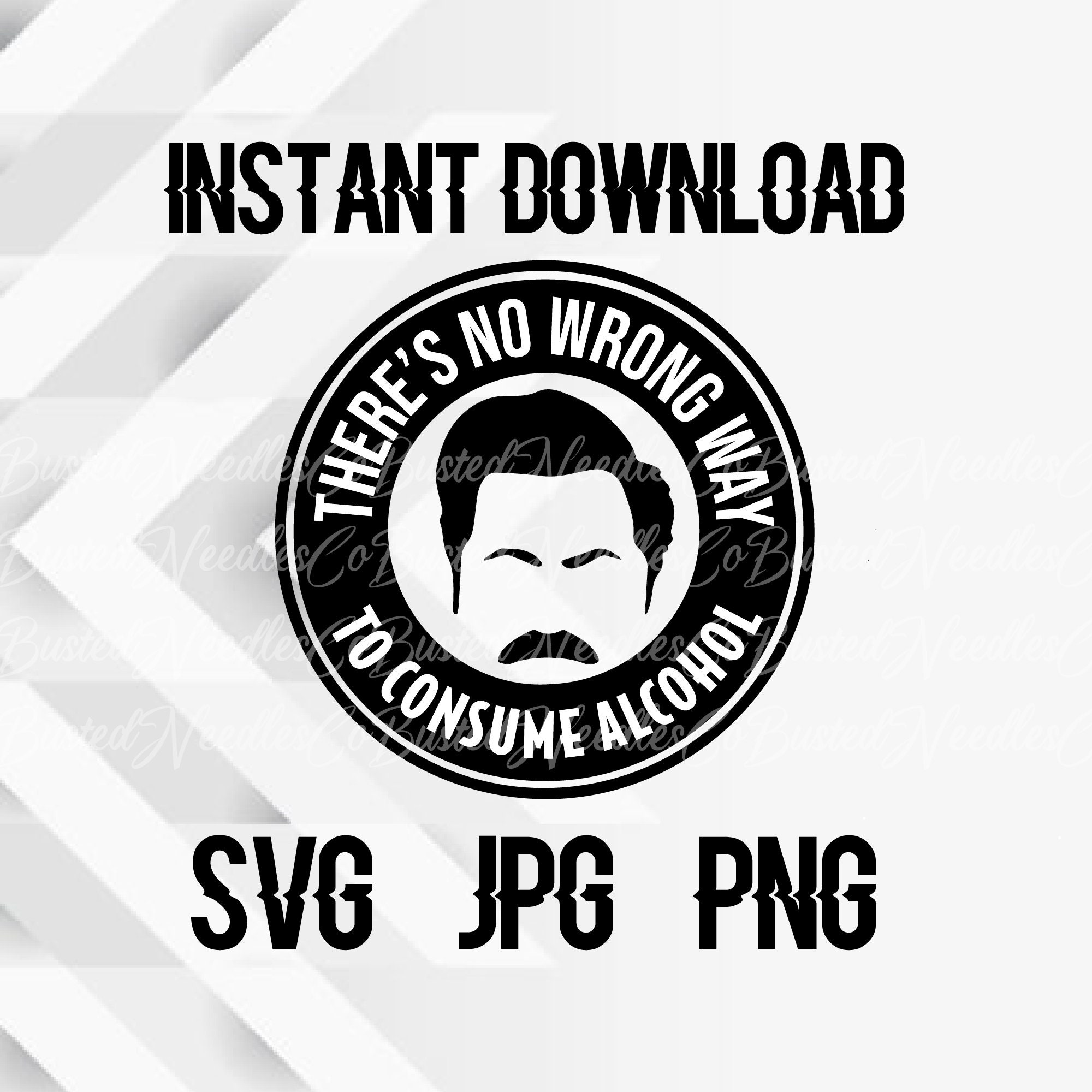 Instant Download, Png, SVG DOWNLOAD Ron Swanson Starbucks Logopng ...