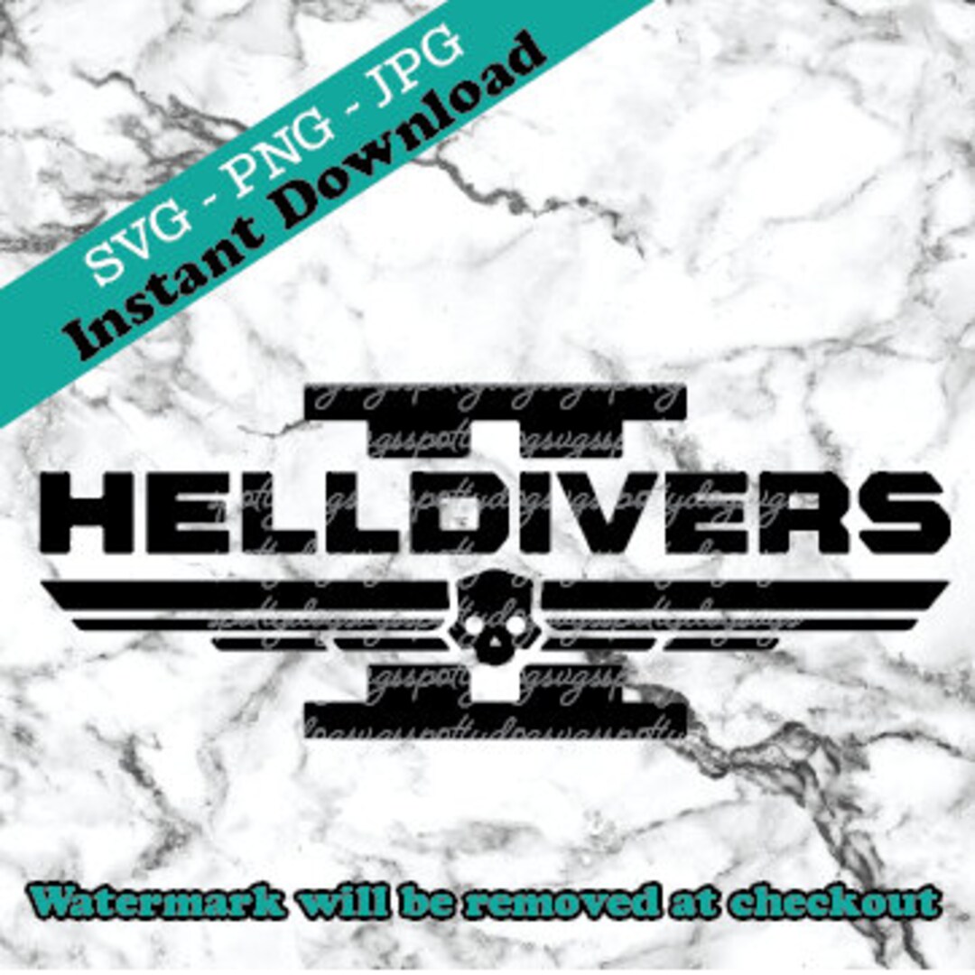 Instant Download SVG DOWNLOAD Helldivers , Democracy , for Liberty , Gamer - Etsy