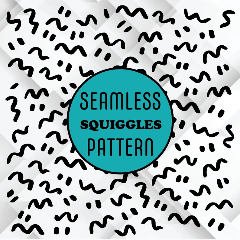 Instant Download, Png, SVG DOWNLOAD Pattern, Seamless, Squiggly - Etsy