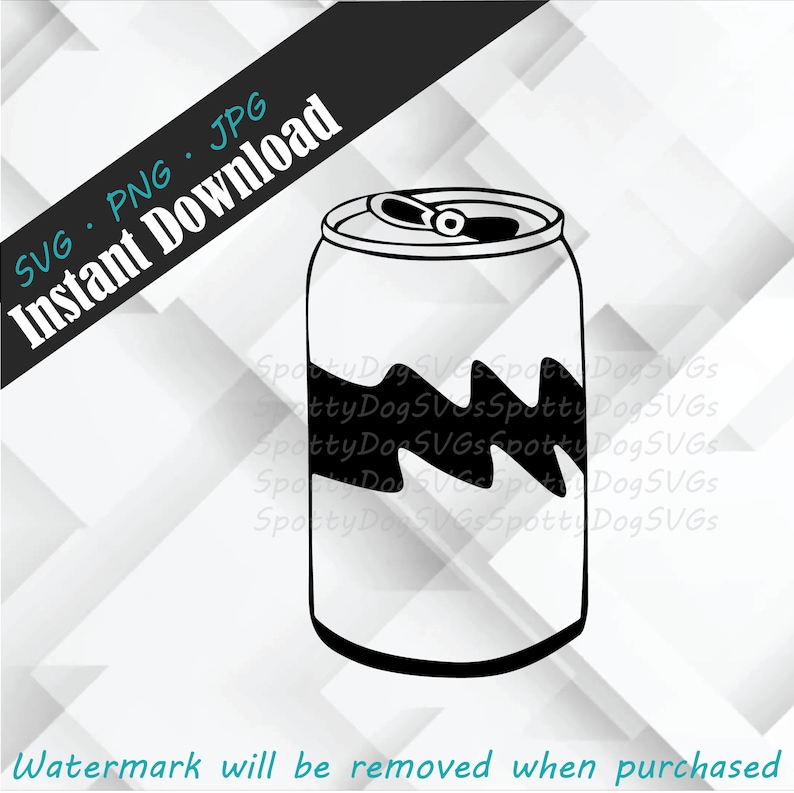 Instant Download, Png, SVG DOWNLOAD -- Drinks, Soda Can, Soda - Etsy