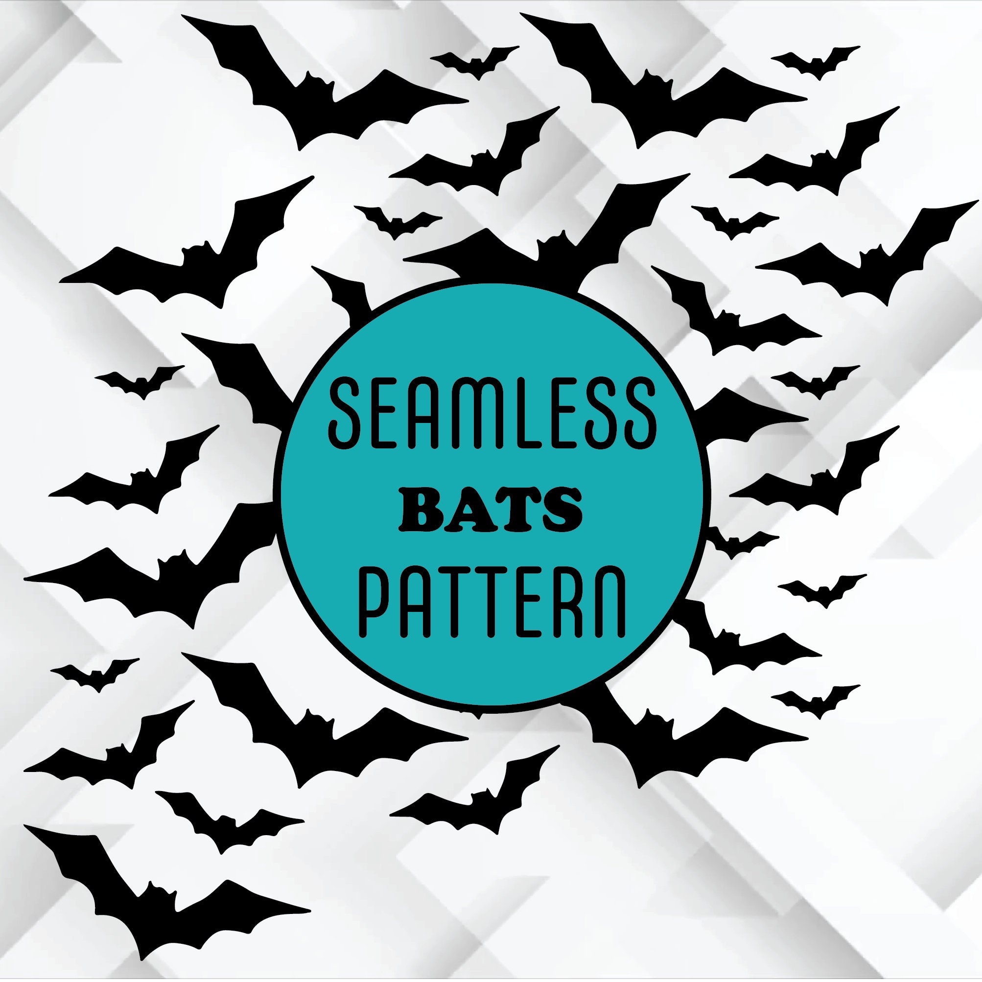 Instant Download, Png, SVG DOWNLOAD Pattern, Seamless, Bats - Etsy