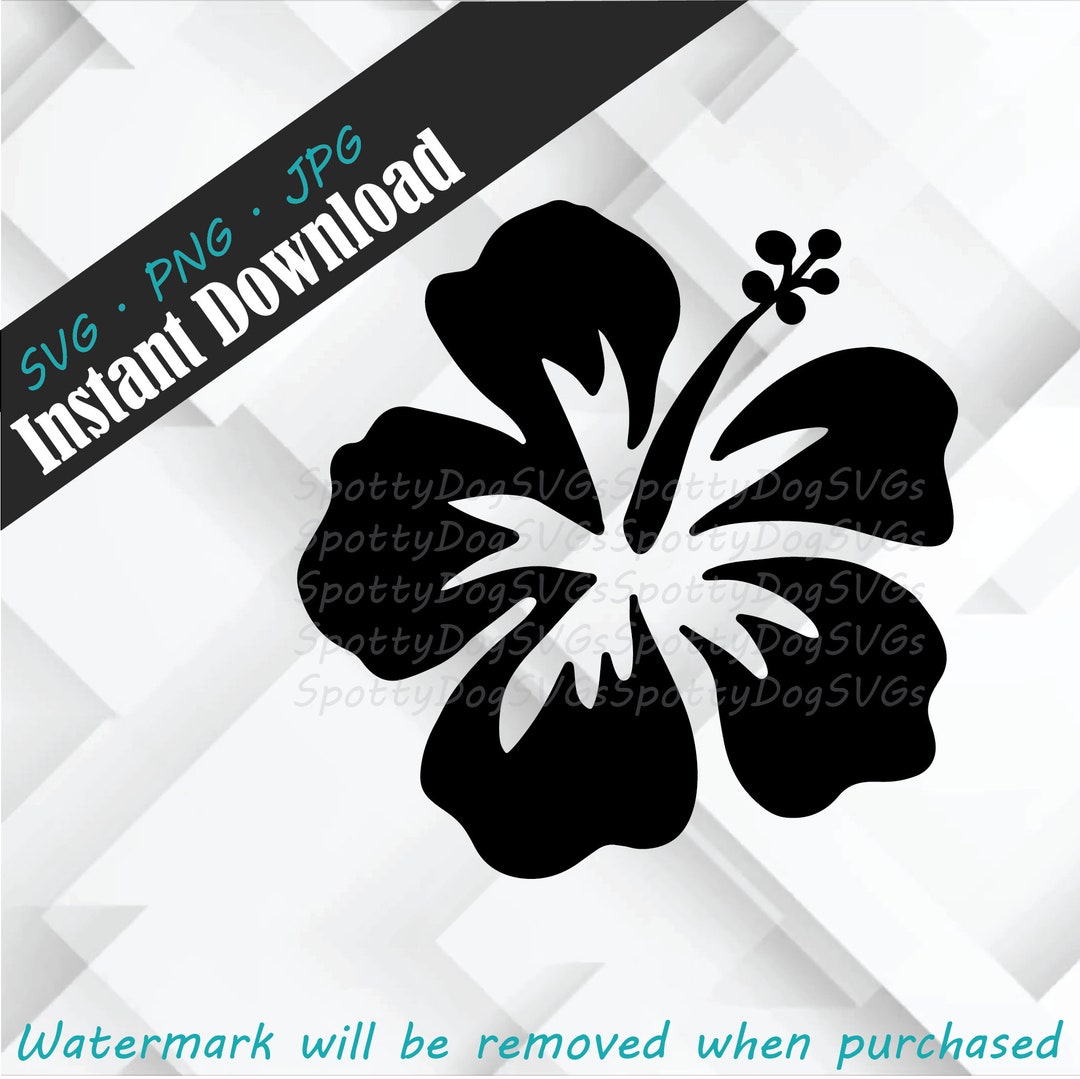 SVG DOWNLOAD Hawaii, Flower, Hawaiin Flower, Luau, Beautiful, Yoga - Etsy