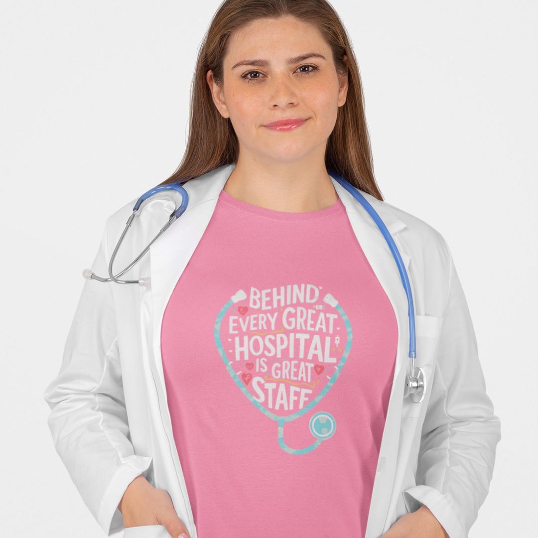Hospital Staff Shirt, Medical Staff Appreciation, Heartbeat Nursing Tee ...