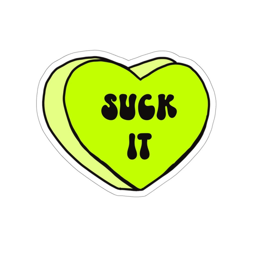 Candy Heart Sticker Etsy