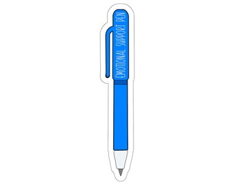 Emotional Support Pen - Etsy