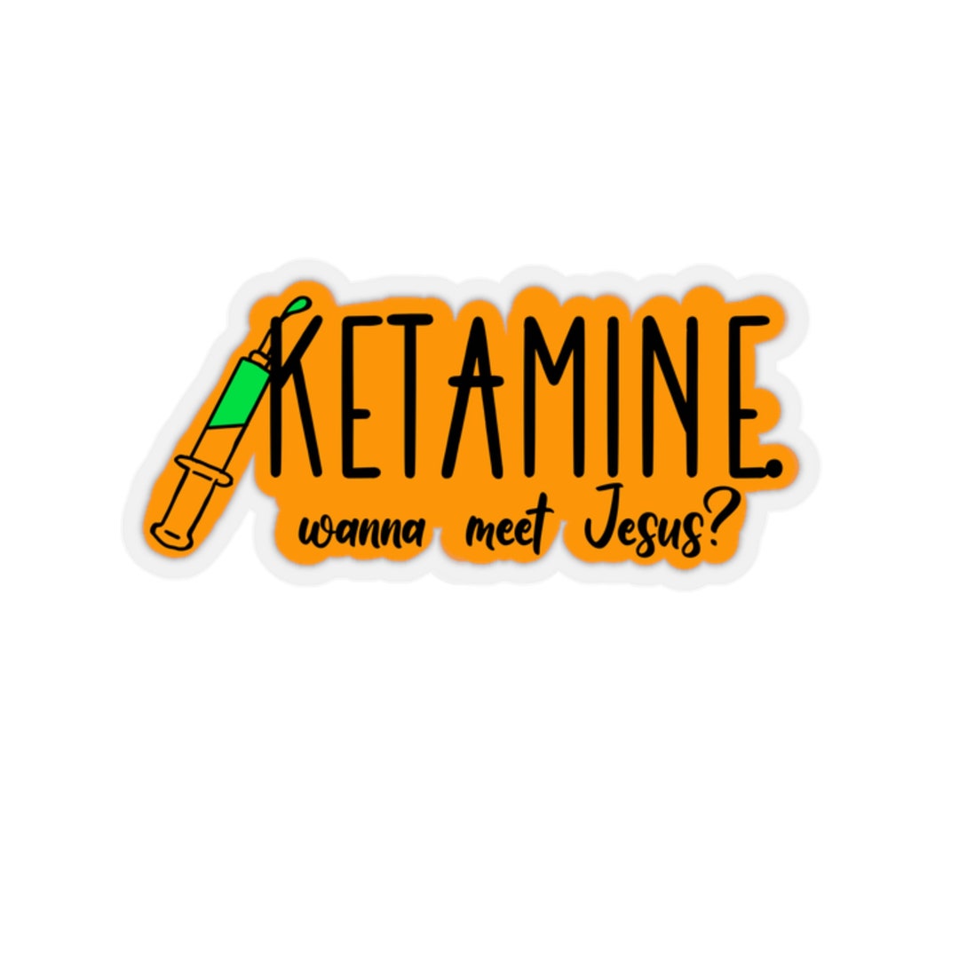 Ketamine Sticker ER Nurse Kiss-cut Sticker - Etsy