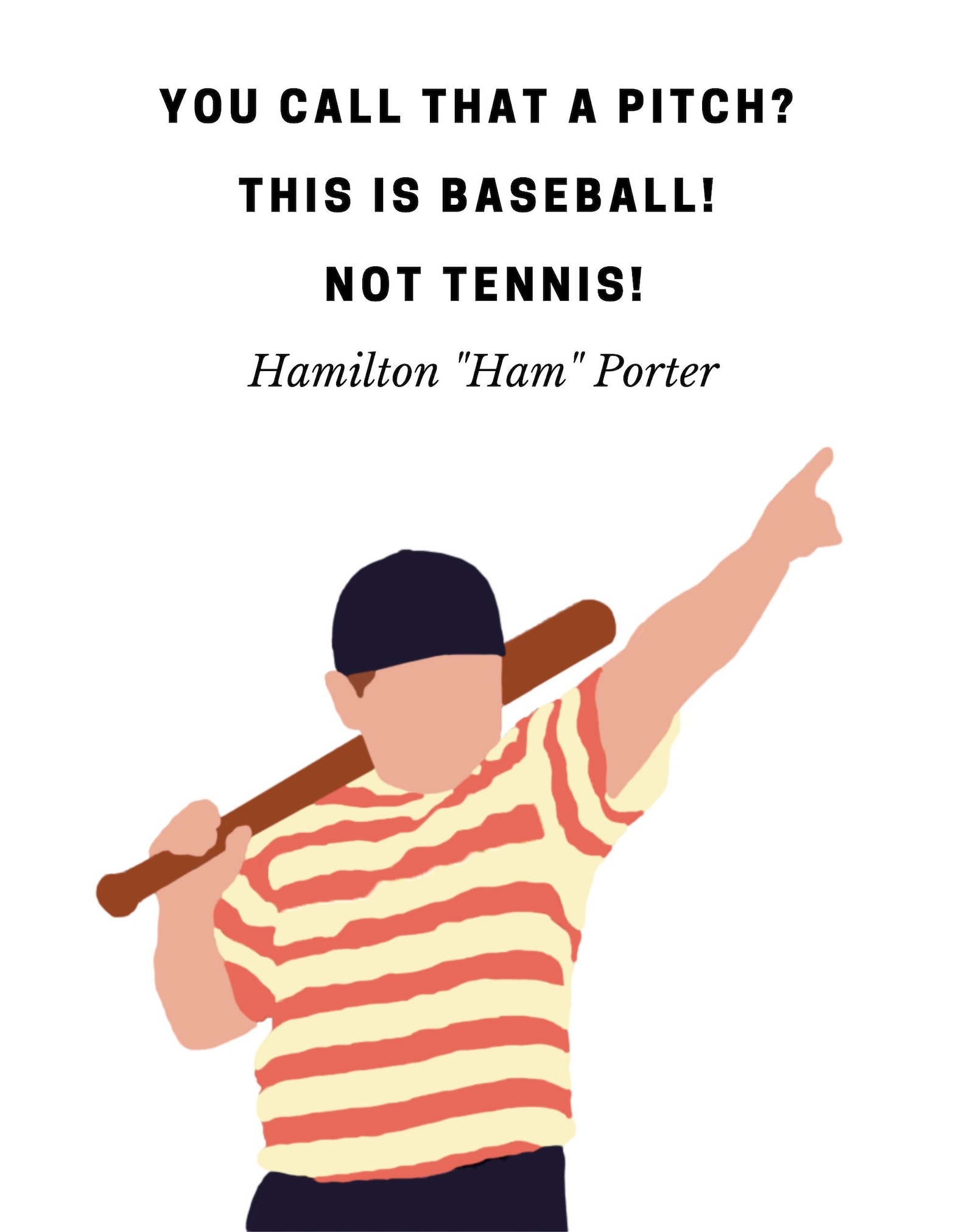 The Sandlot - Ham Quote - Etsy