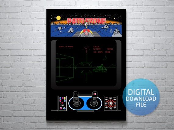 Retro Arcade Gaming Cabinets Battlezone - Etsy