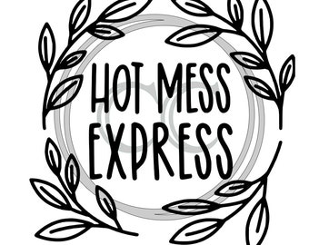 Hot Mess Express Ready to Press Sublimation Transfer - Etsy