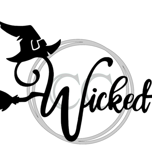 Wicked Svg - Etsy