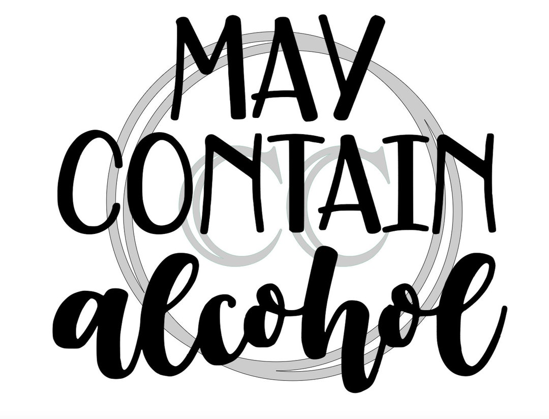 May Contain Alcohol SVG - Etsy