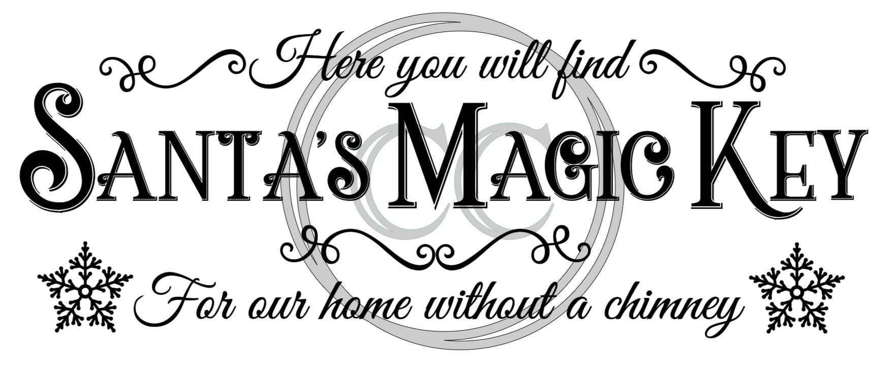 Santa's Magic Key SVG - Etsy