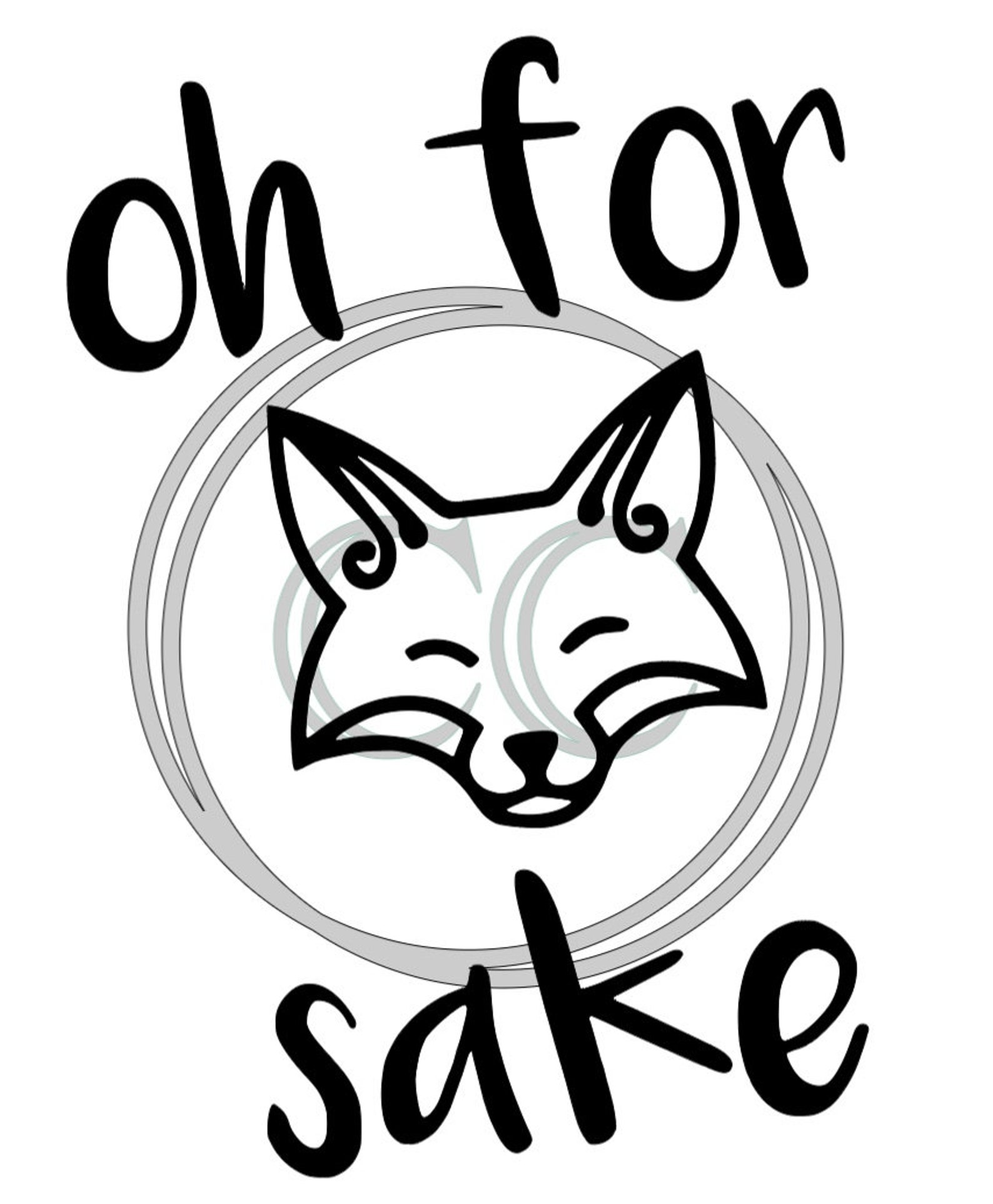 Oh for Fox Sake SVG - Etsy