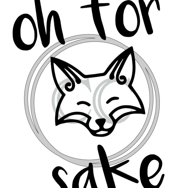 For Fox Sake Svg - Etsy