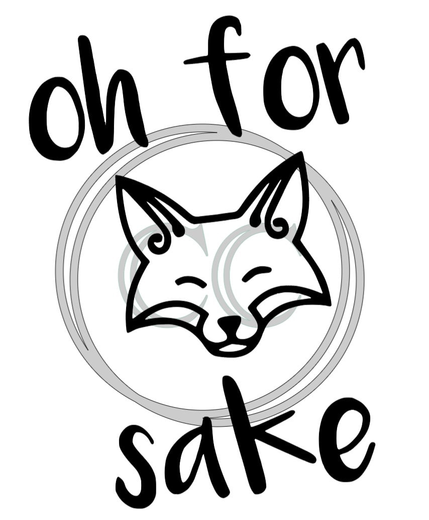 Oh for Fox Sake SVG - Etsy