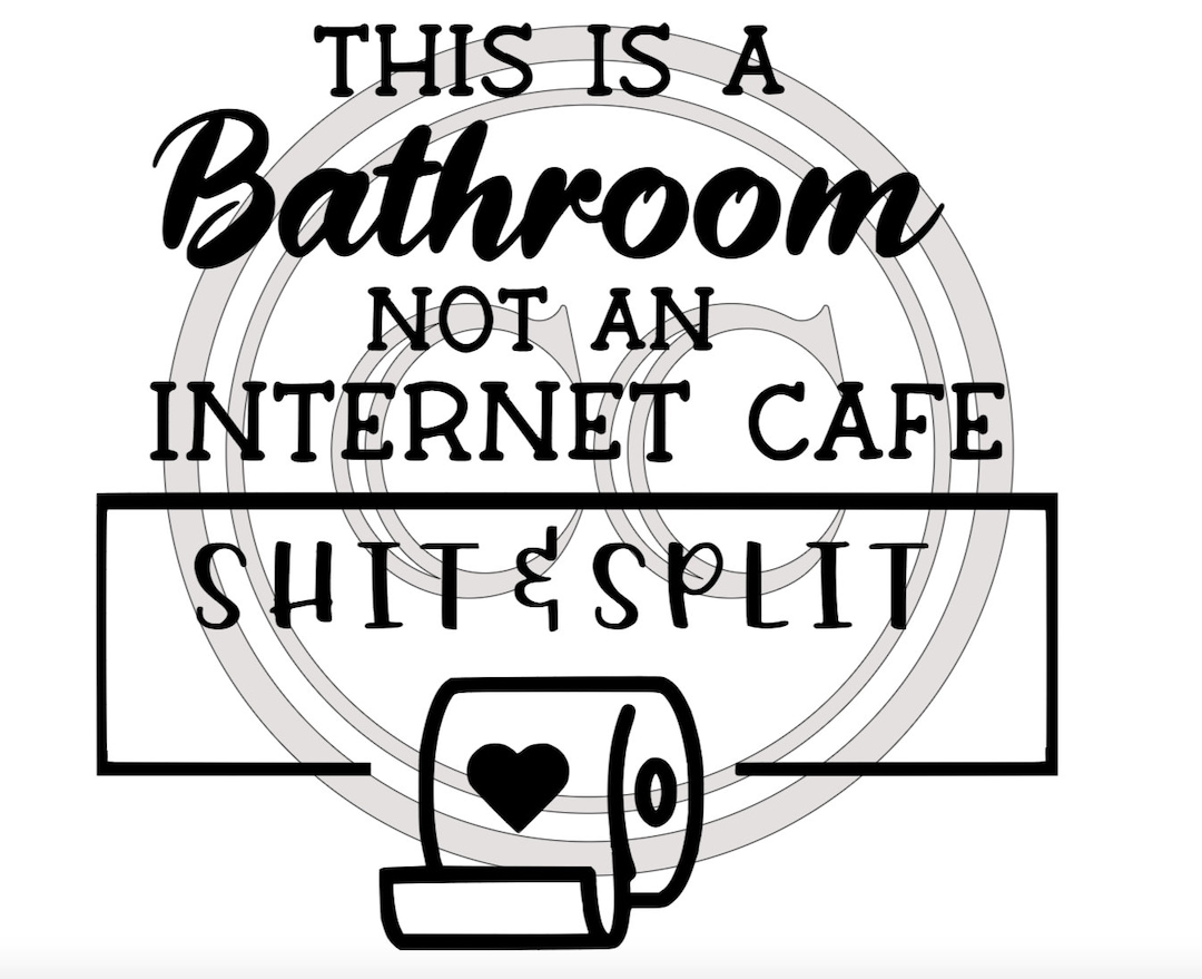 Shit and Split SVG - Etsy