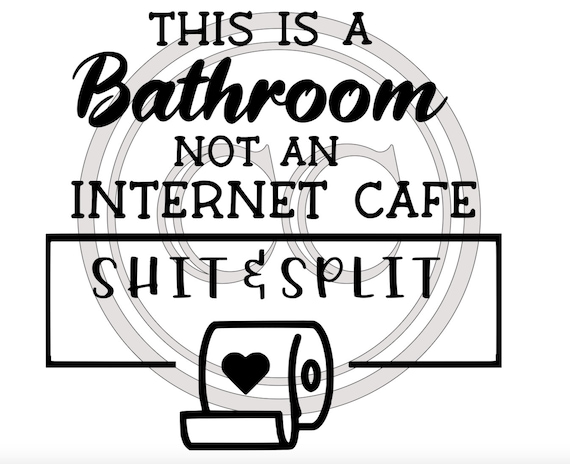 Shit and Split SVG - Etsy