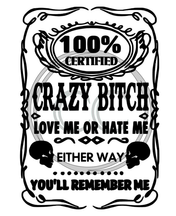 100% Crazy SVG - Etsy