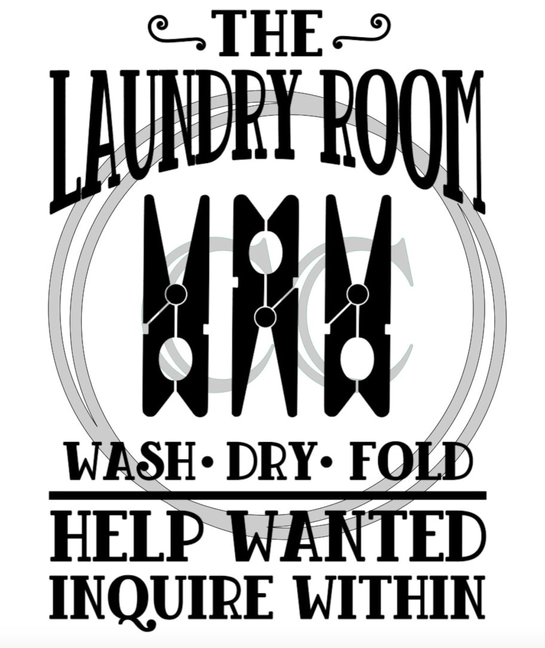 The Laundry Room SVG - Etsy