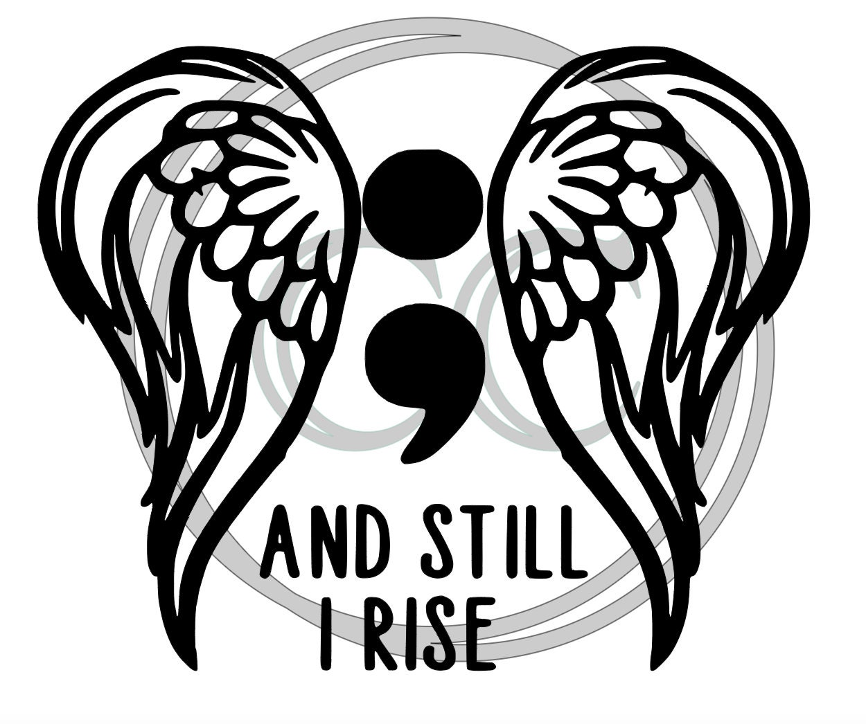 And Still I Rise SVG - Etsy