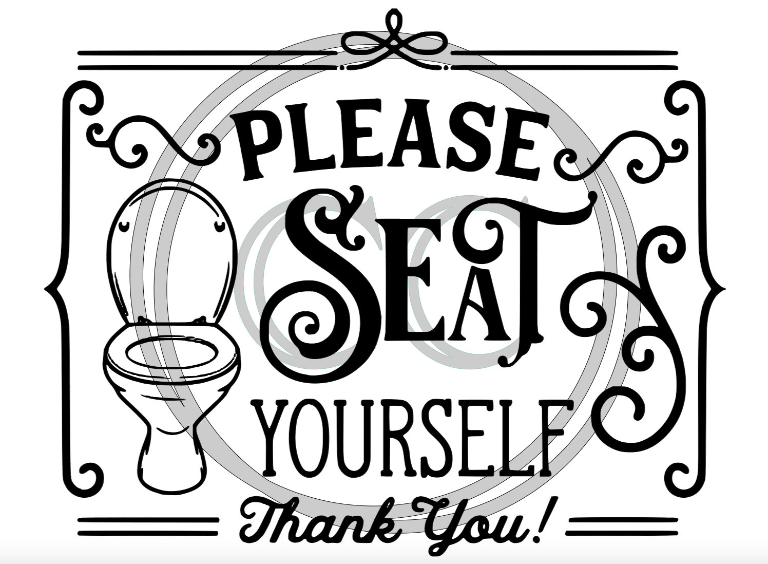 Please Seat Yourself SVG - Etsy