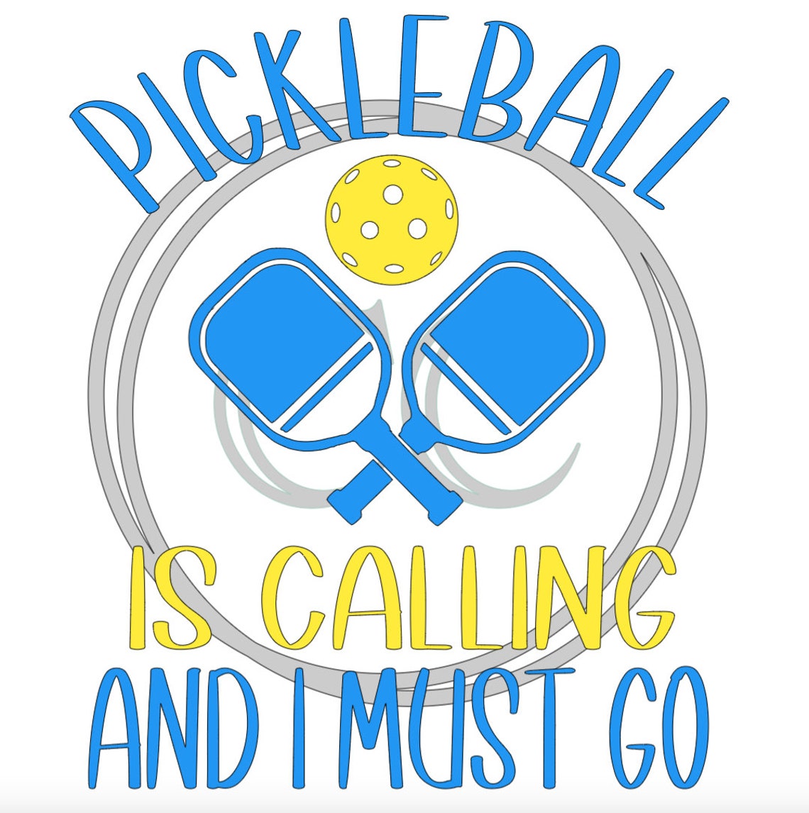 Pickleball is Calling and I Must Go SVG - Etsy