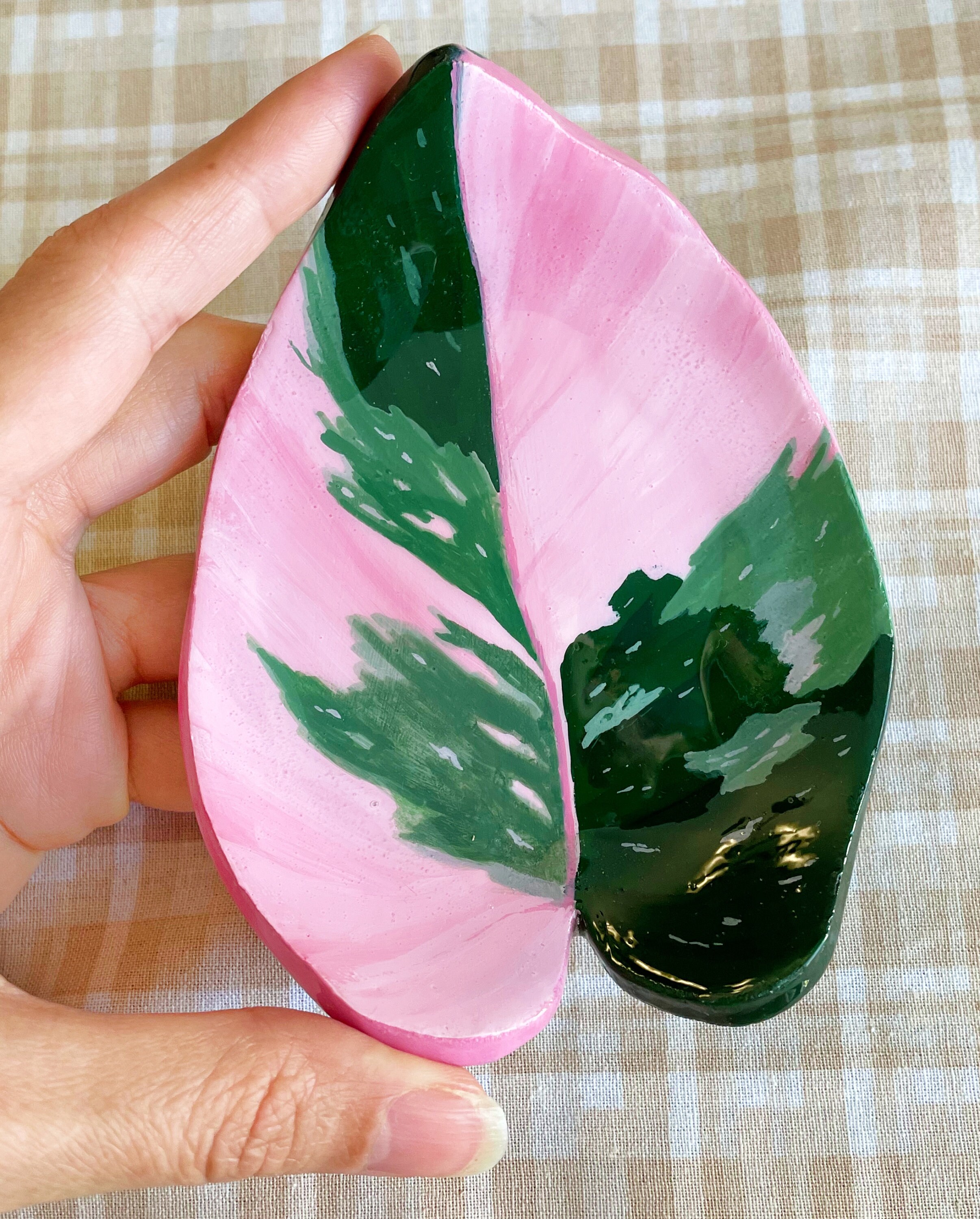 Pink Princess Trinket Tray Plant Home Decor Hand Painted - Etsy