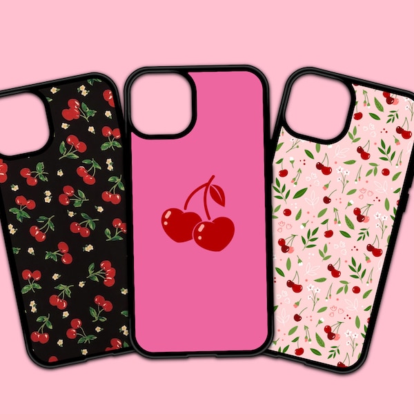 iPhone Cherry Phone Case - Etsy
