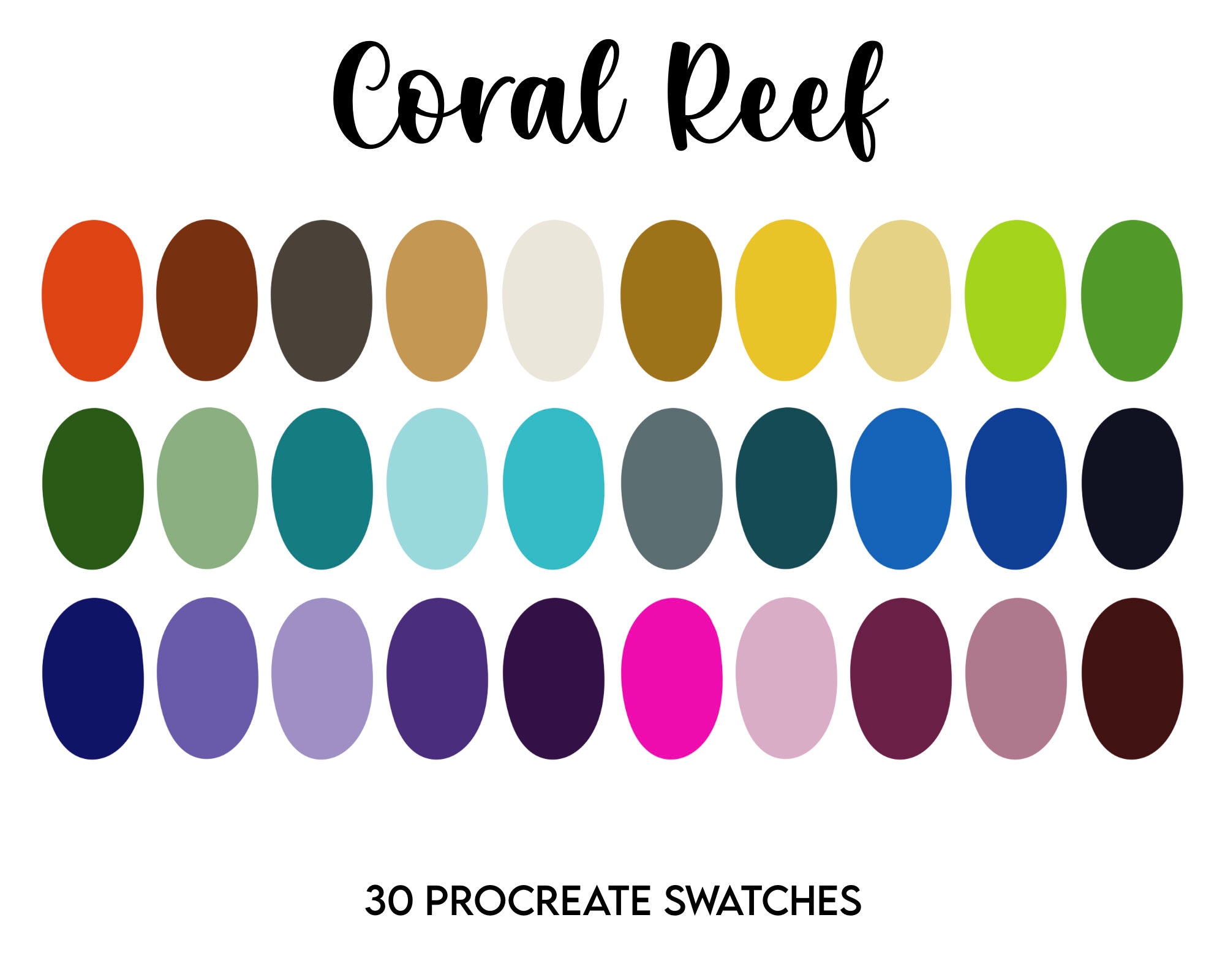 Coral Reef Color Swatch