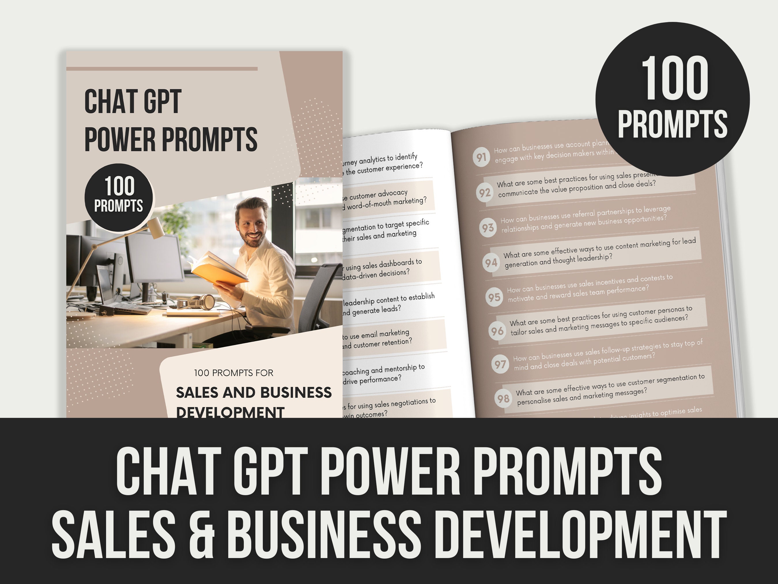 Chat GPT Power Prompts Sales and Business Development - Etsy