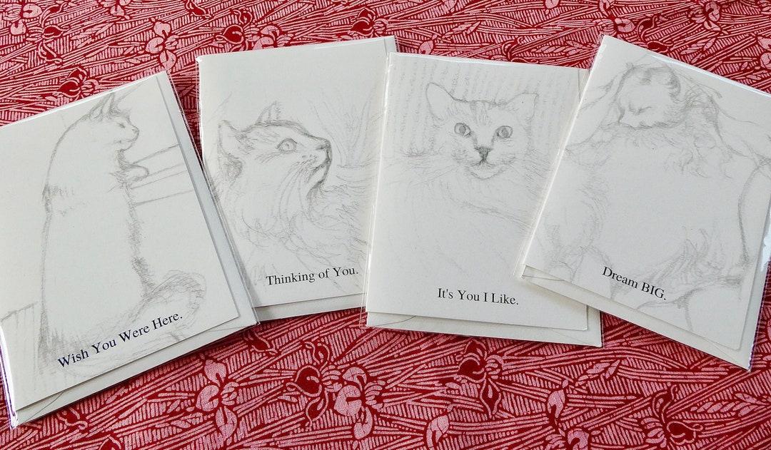 4 Maggie Cards - Etsy