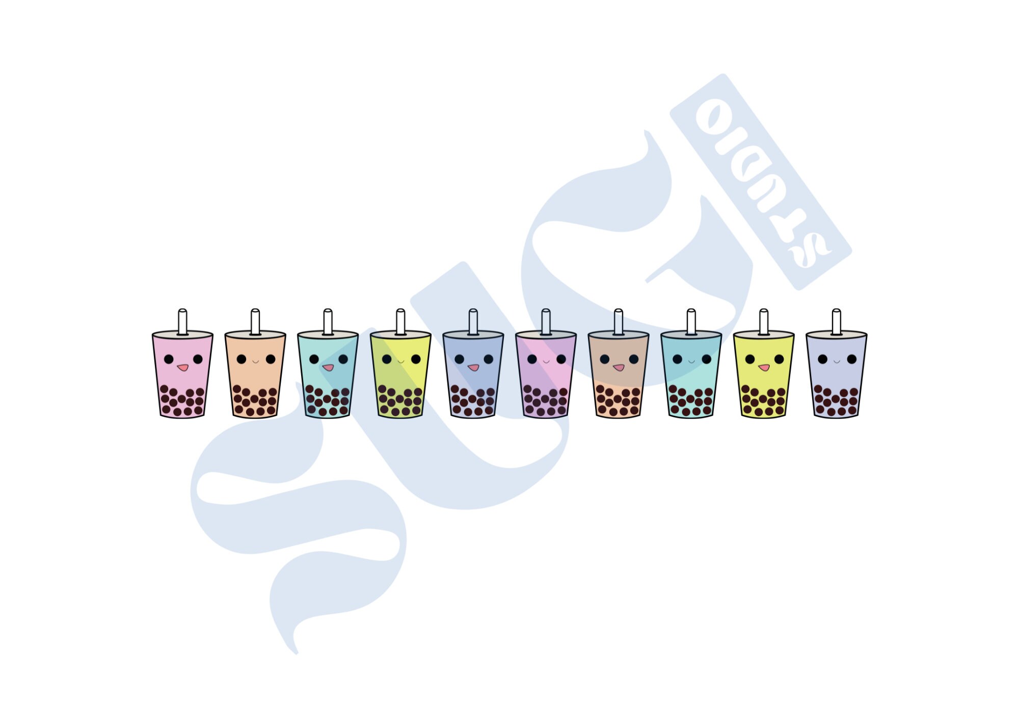 Cute Bubble Tea Card for Any Occasion | Instant Digital Download | Cute ...