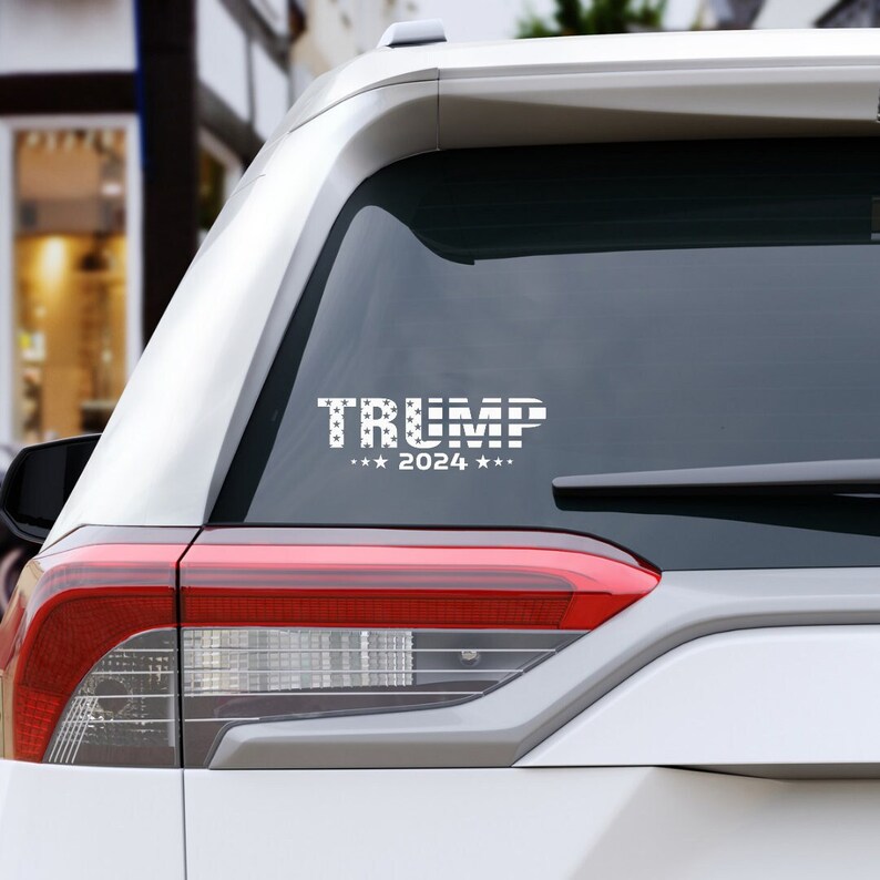 Trump 2024 Window Decal Car Decal Sticker - Etsy