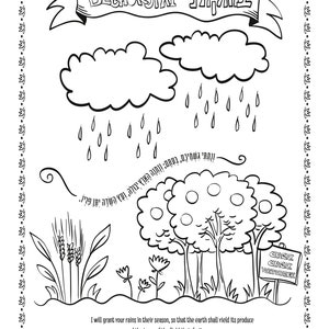 Bechukotai: Parsha Coloring Page | | Coloring Book Page for Adults ...