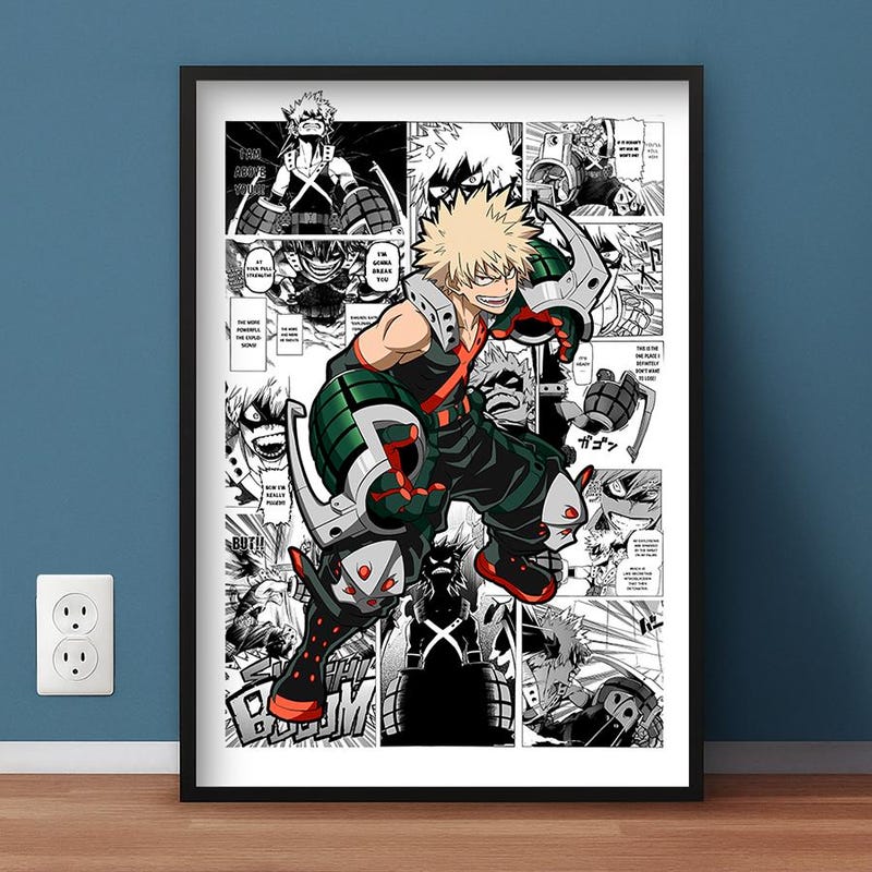 My Hero Manga Panels - Etsy